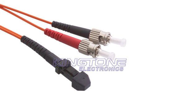 Sc optique rose de corde de correction de fibre multimode à MTRJ 62.5/125 pour la télécommunication