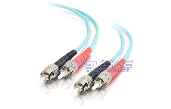 St optique de corde de correction de fibre duplex à St 50/125 à plusieurs modes de fonctionnement
