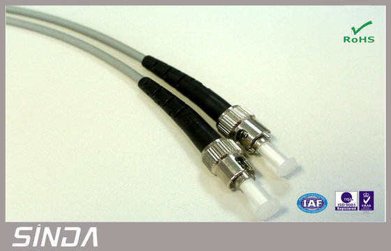 SM optique millimètre de câble de corde de correction de fibre de St LSZH disponible pour le réseau de FTTH CATV