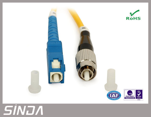 Réseau optique de la perte de rendement élevé de perte par insertion de la corde de correction de Sc/FC bas 9/125um CATV
