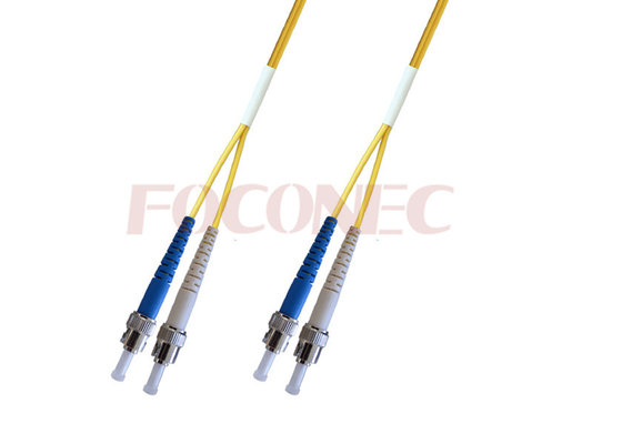 St au câble optique unimodal de correction de fibre de St, avance à fibre optique de correction de duplex de G652D