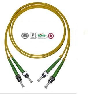 Câble optique de fibre de St de 2 noyaux, câble de PVC LSZH pour la transmission de données