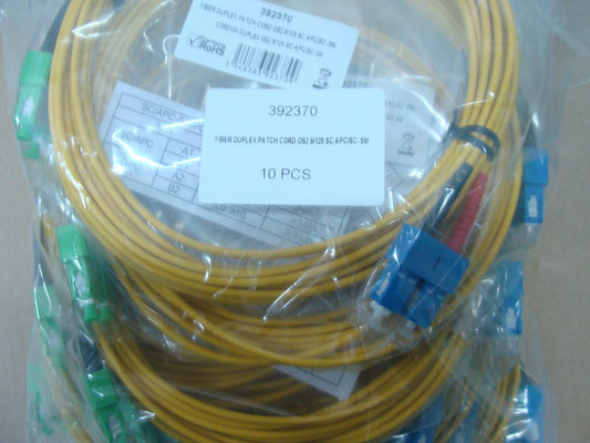 Câble optique de correction de fibre de connecteur de Sc/RPA, câble du duplex 3.0mm LSZH de SM
