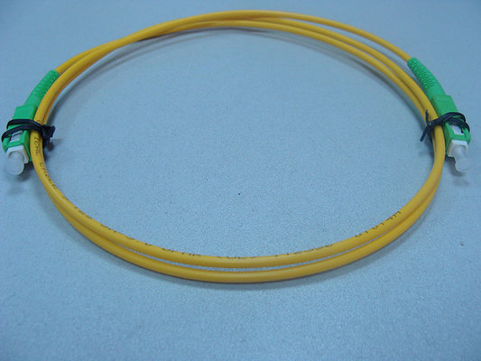 Câble recto optique du SM 3.0mm LSZH de corde de correction de fibre de perte de rendement élevé