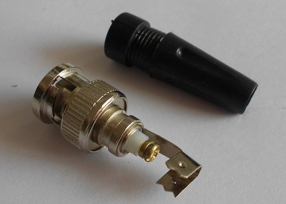 Mâle de connecteur de la télévision en circuit fermé BNC de câble de caméra de sécurité au mâle pour le câble coaxial de liaison