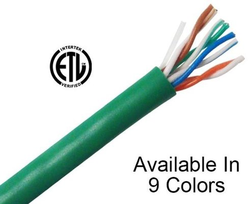 Câble LAN de Siemon Cat5e UTP, câble de réseau d'UTP Cat5e de câble, câble de données UTP Cat5e
