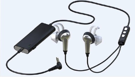 Noise-canceling Headphone, wide range Frequency response, battery embedded, high sensitivity