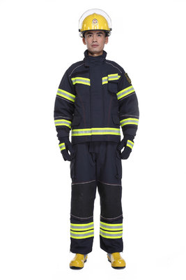 Fire Insulated FRC Coveralls Fireman Turnout Gear Static Resistant Clothing