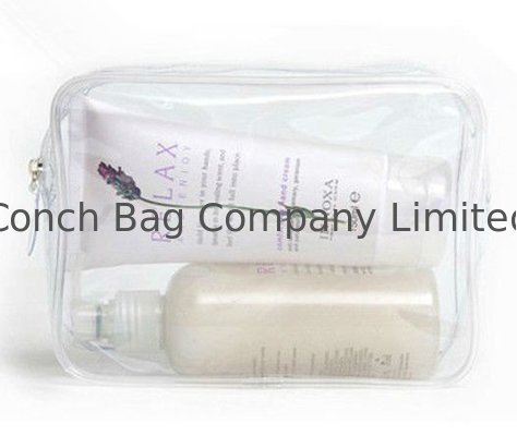 Eco Friendly Clear PVC Bags for Promotion , 0.1mm Thickness