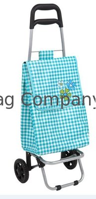 Foldable Supermarket Shopping Trolley Bag with Laminated Non Woven Fabric