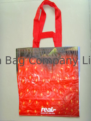 ECO PP Non Woven Laminated Bags , Colored Printed Non Woven Bag