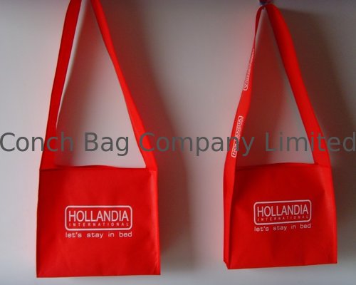 Reusable Promotional Non Woven Shoulder Bag with Custom Colors