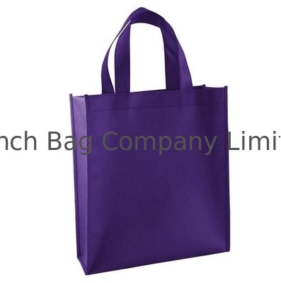Durable Non Woven Printed Shopping Bag 90gsm Green For Supermarket