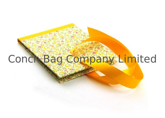 luxury vintage style cardboard CD/DVD packaging boxes CD case with ribbon