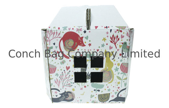 The highest advance cat and dog recycled cardboard gift boxes with CMYK printing