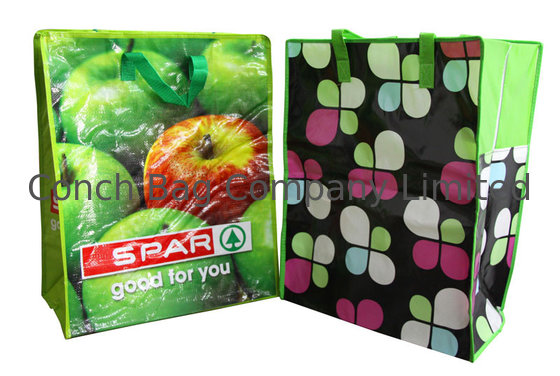 Foldable PP Woven Shopping Bags Full Color Printing