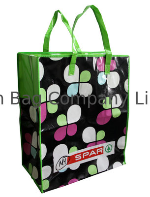 Foldable PP Woven Shopping Bags Full Color Printing