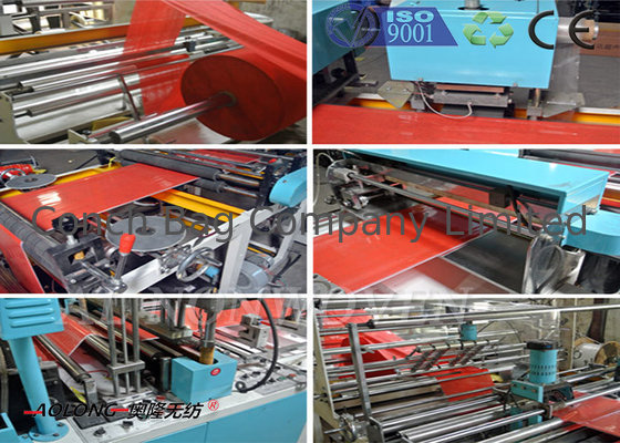 PP Non Woven Automatic Bag Making Machine For Handle Shopping Bag