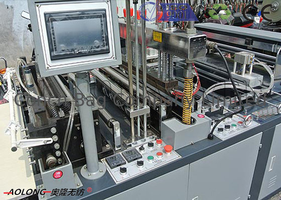 CE / ISO9001 PP Non Woven Bag Making Machine For Handle Bag / Shoes Bag