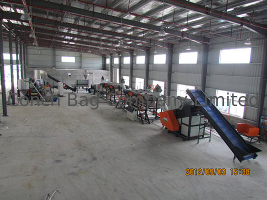 PP baffle / non woven bags, plastic Film Dewatering Machine / Dry equipment