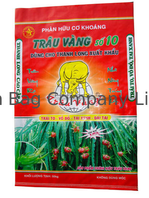 Custom Colorful Printed PP Woven Bag Recyclable , Wheat Flour Bag 50kg