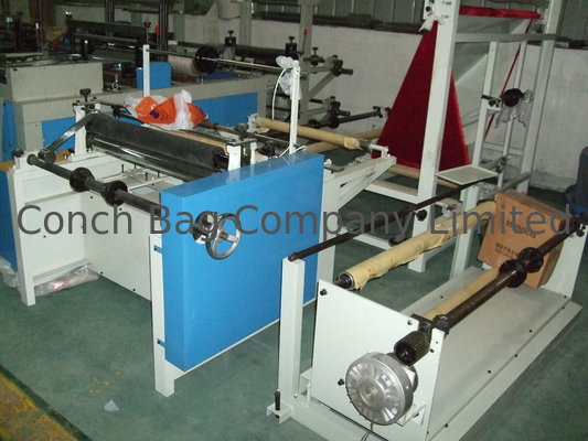 Plastic Folding Plastic Bag Making Machine With PE PP Film Triangle Folder Part