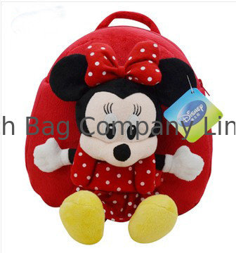 Lovely Disney Kids School Backpacks Minnie Mouse School Bag for Baby Girl