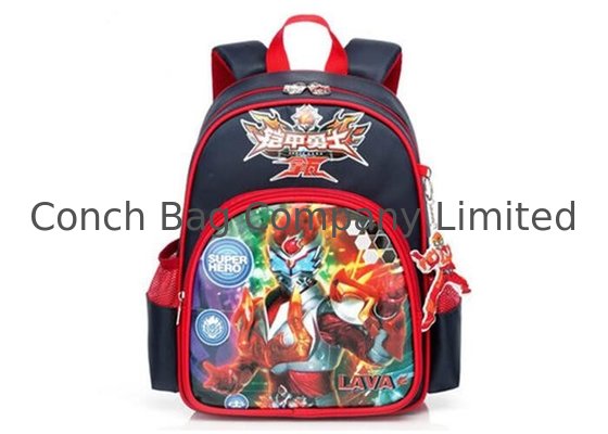 Stylish personalized kids backpacks for school polyester material , Silk screen printing Logo