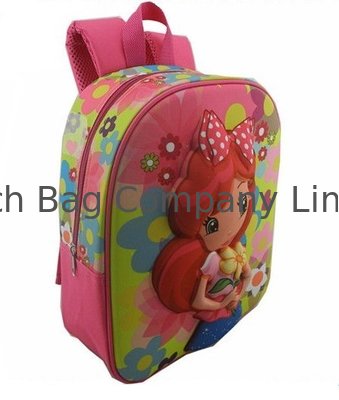 Embroider 600D Kids School Backpacks , Colored Children School Bag