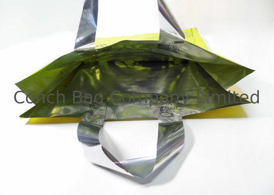 Laminated Aluminizing Custom Printed Shopping Bags With Handle , Personalized Carrier Bags