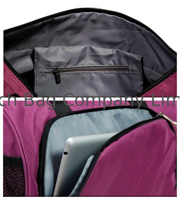 Casual Waterproof Nylon Duffel Bags Pink Sports Travel Bags for Women