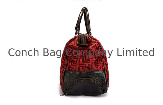 Large main compartment cloth travel bags with logo printing