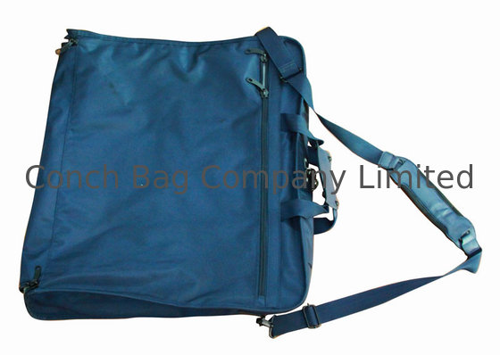 Dark Blueoxford Shouder Reusable Carrier Bags For Men's Suit Garment