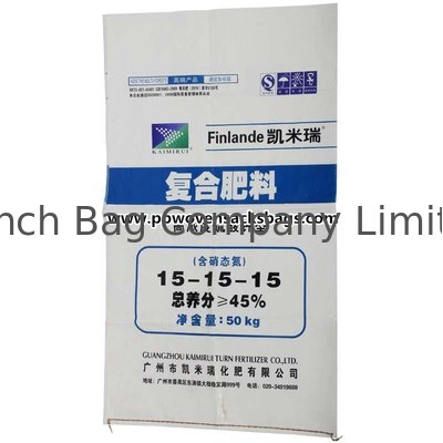 Polypropylene White PP Woven Bags for Packing Chemicals , Rice , Sugar , Wheat 25kg ~ 50kg