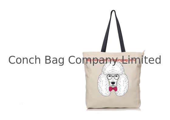 Attractive portable reusable  Eco-friendly canvas tote bag for exhibition and shopping