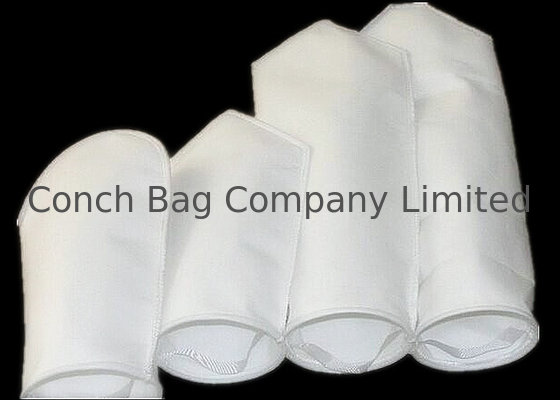 Micron Nylon Mesh / Needle Liquid Filter Bag Plastic / Steel Ring for Water Filtration