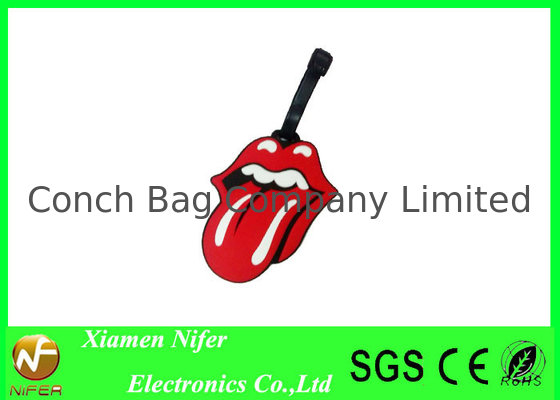 Eco-friendly Silicone Gifts Stylish Fashion Luggage Tags For Traveling Luggage Card