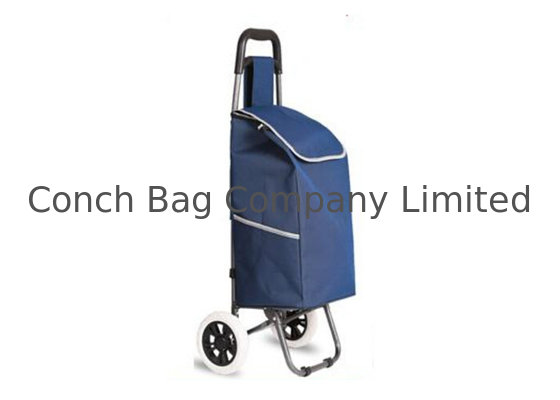 Durable foldable Portable shopping trolley bag on wheels for promotion