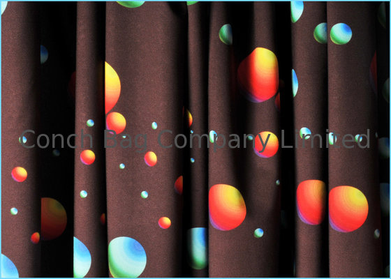 Colorful Ball Printing Polyester Lycra Custom Printed Spandex Fabric Wholesale 1.5m * 180gsm