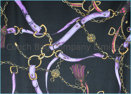 Waistband Pattern Lycra Fabric Print For Fashion Design / Printed Spandex Fabric  1.5m*220gsm