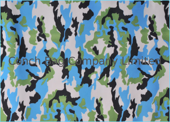 Nylon Lycra Camouflage Fabric /  4 Way Stretch Warp Knitted Printed Spandex Fabric  1.5m*220gsm