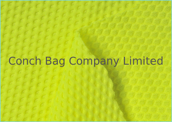 Nylon Spandex Honeycomb Stretch Mesh Fabric for Clothing 1.5m * 170gsm Soft Handfeel