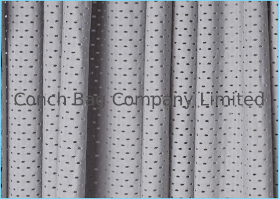 Grey Cool Nylon Spandex Sheer Stretch Mesh Fabric with 85% Nylon 15% Spandex Material