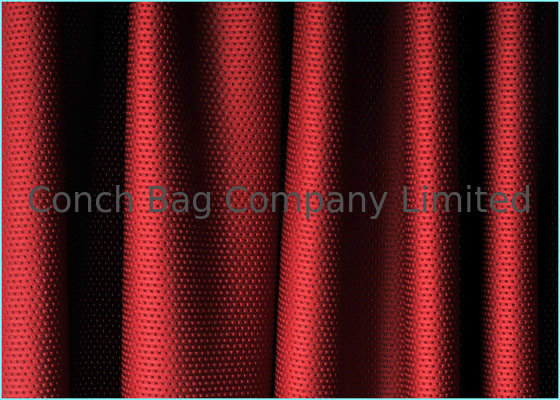 Wine Red Dri-fit Polyester Spandex 4 Way Stretch Mesh Fabric Wholesale for Sport Clothes