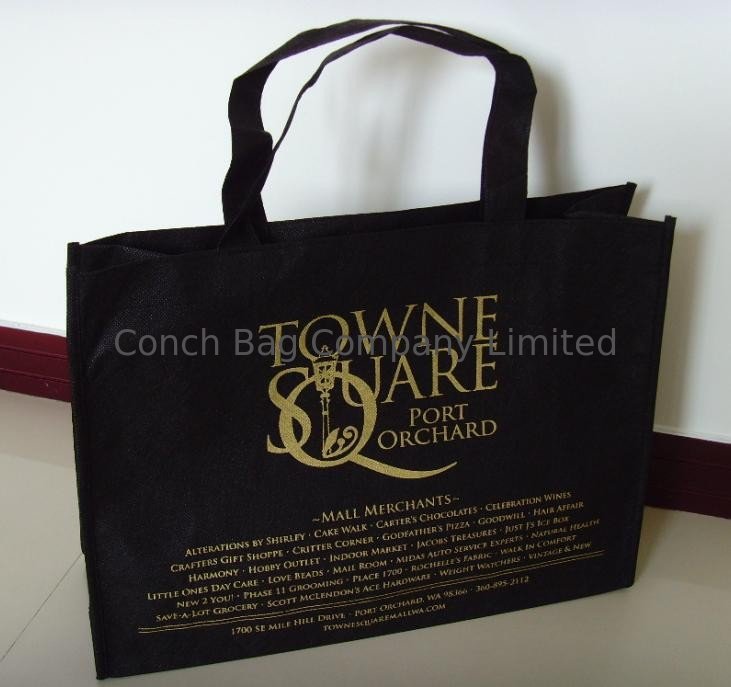 Reusable Tote PP Non Woven Bags , 80gsm Shopping Non-Woven Bag