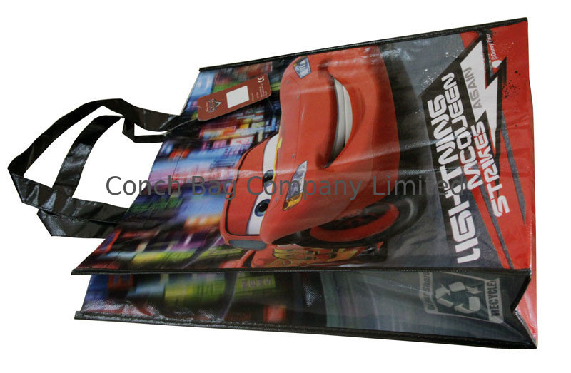 White 80gsm Carton pattern colorfulshining coated 100% enviromental non woven fabric