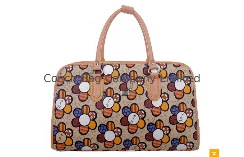 Big waterproof cloth travel storage bags with zipper inside pocket for women