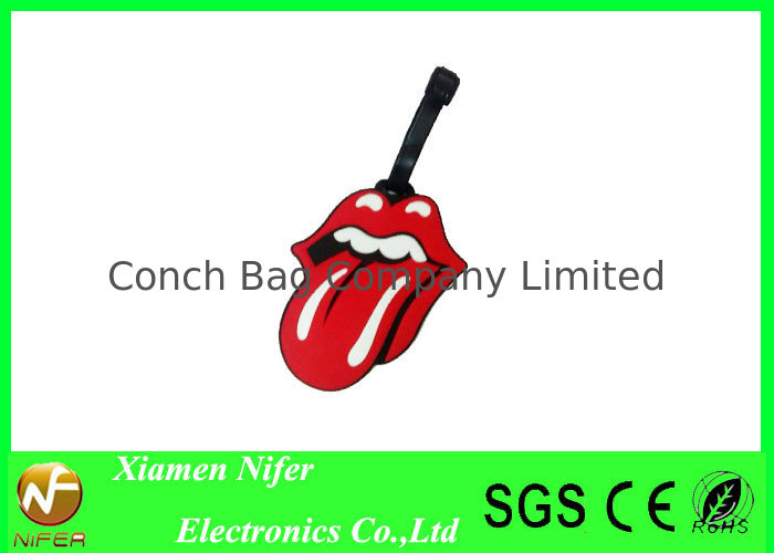 Eco-friendly Silicone Gifts Stylish Fashion Luggage Tags For Traveling Luggage Card
