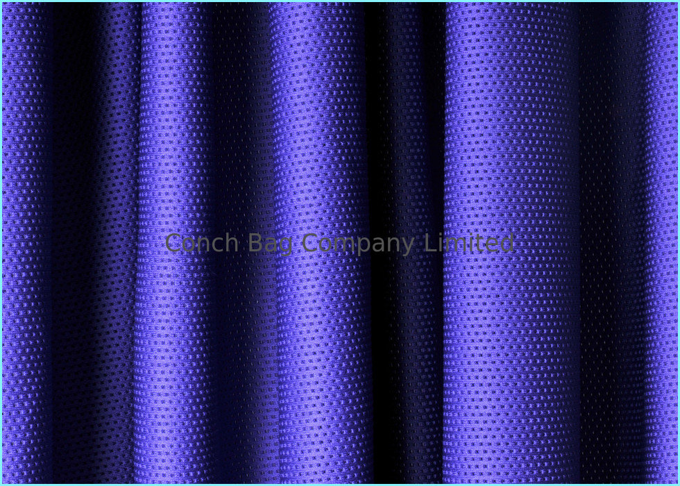 Violet Blue Sportswear Stretch Mesh Fabric 1.6m * 160gsm 90 Polyester 10 Spandex Fabric