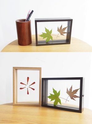 Modern Style Double Sided Glass Photo Frame Flower Plant Portrait Display Frame Holder molduras para fotos